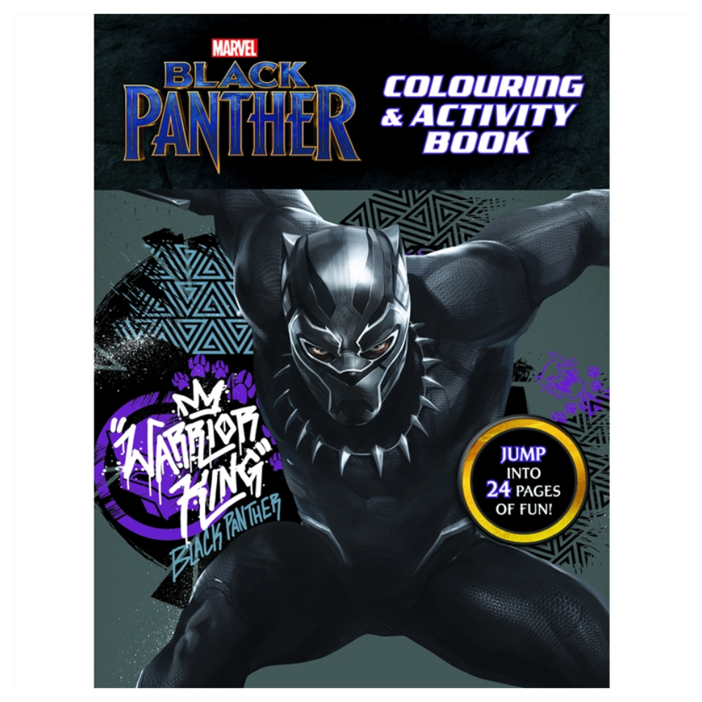 Marvel Black Panther Colouring & Activity Book (2018 Release) – JaqJnr