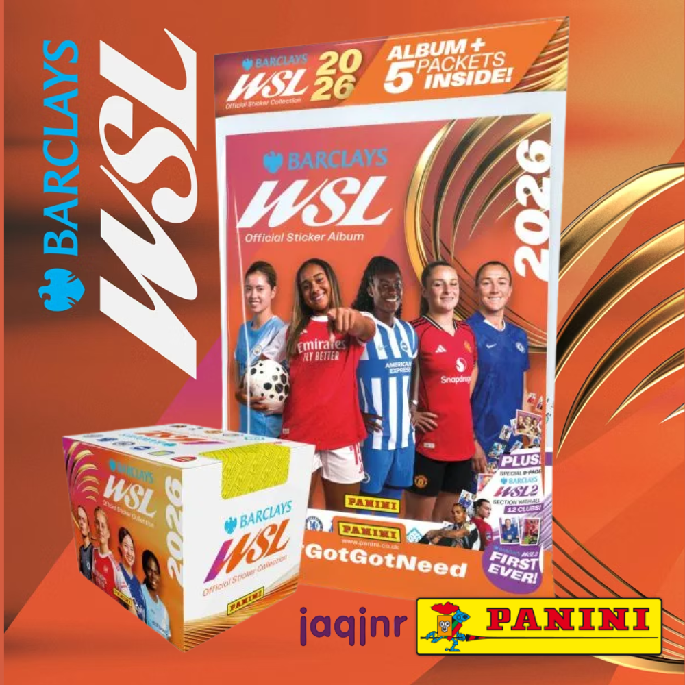 Panini's WSL Official Sticker Collection is BACK, brand new for 2026 ...