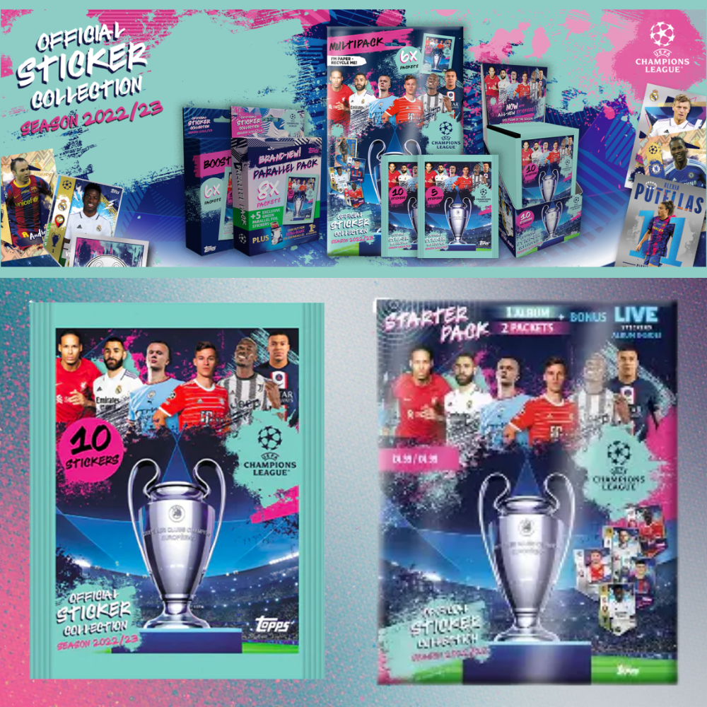 Topps UEFA Champions League 2022-23 Official Sticker Collection – JaqJnr