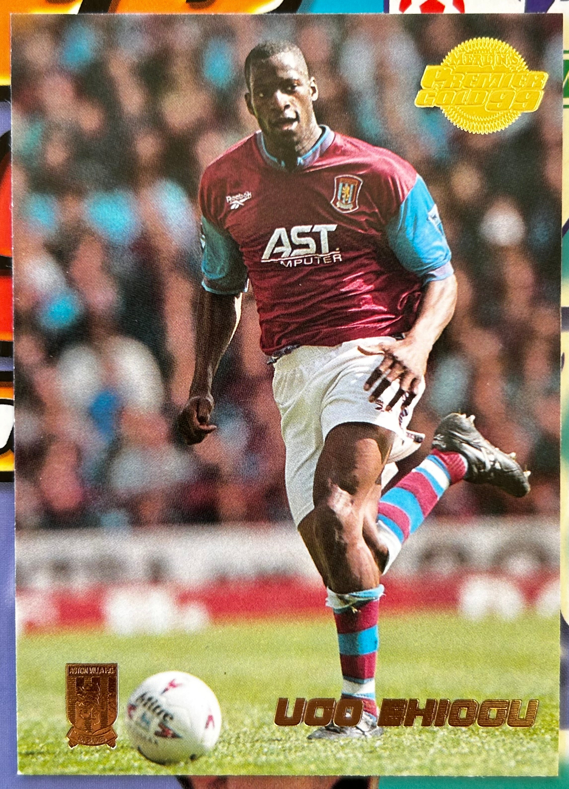 Merlin's Premier Gold 99 Trading Cards - UGO EHIOGU (ASTON VILLA) #12 ...