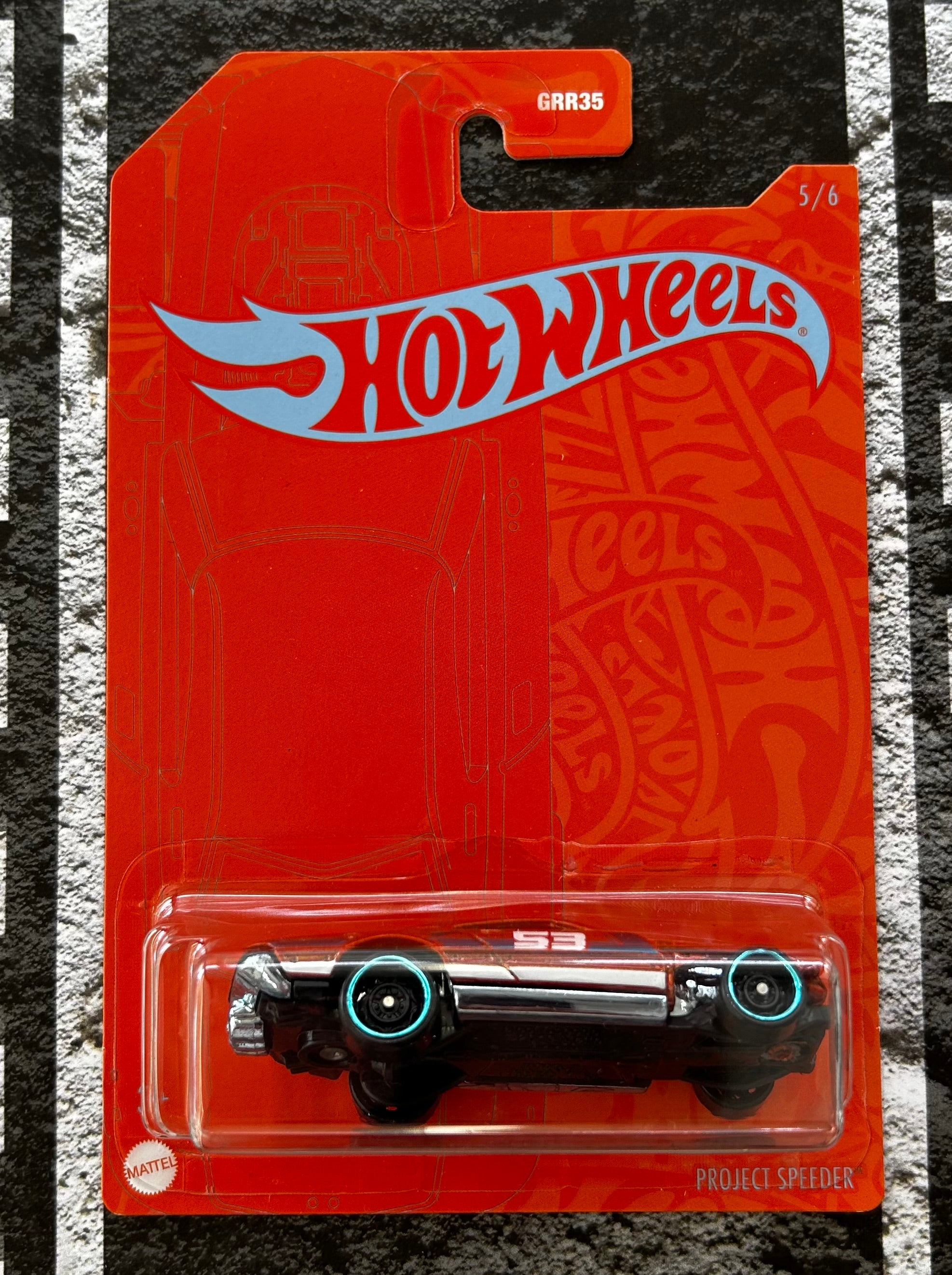 Mattel Hot Wheels Diecast 1:64 - Project Speeder 5/6 53rd Anniversary ...