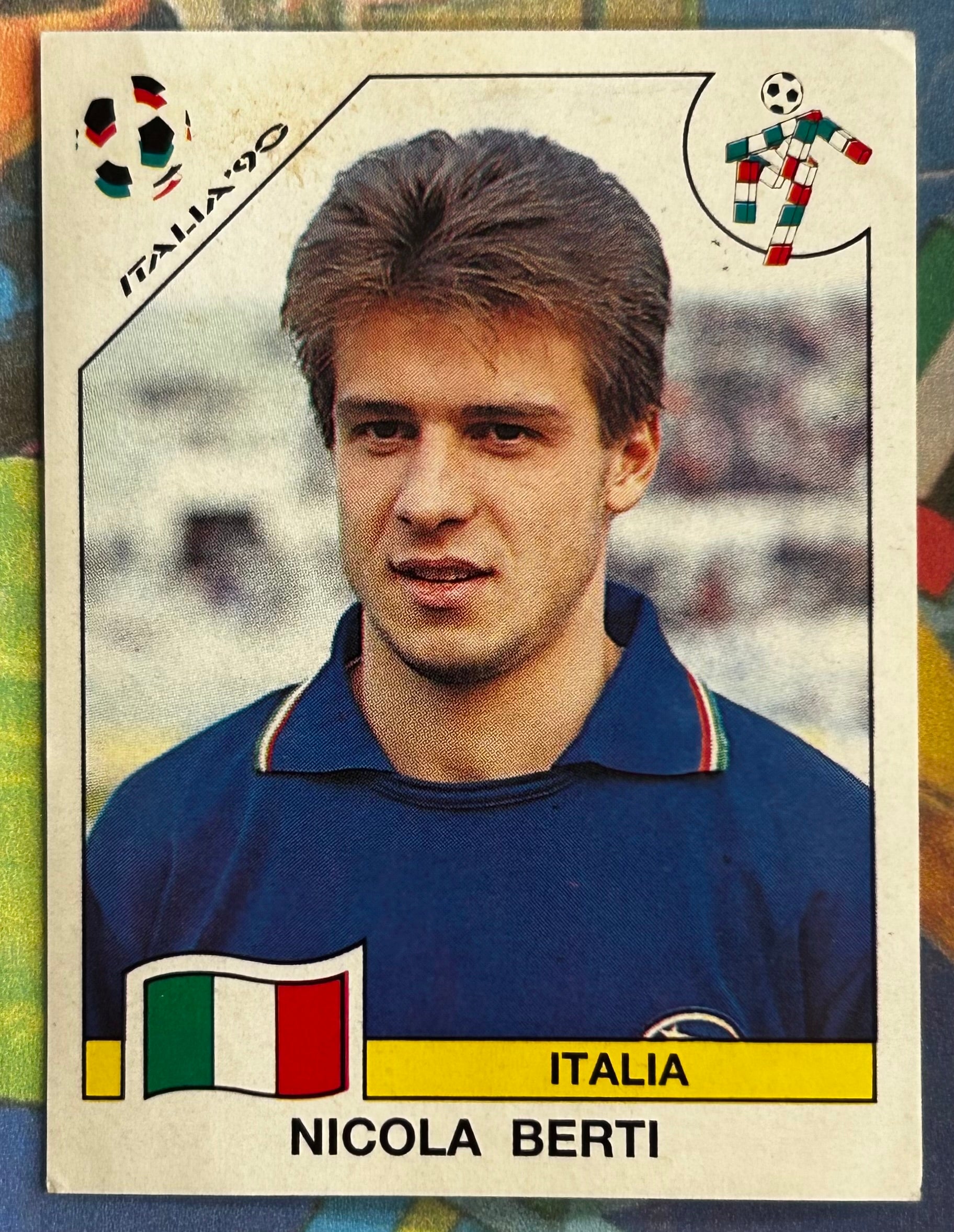 Panini FIFA World Cup Italia 90 Sticker - NICOLA BERTI (ITALY) #48 – JaqJnr