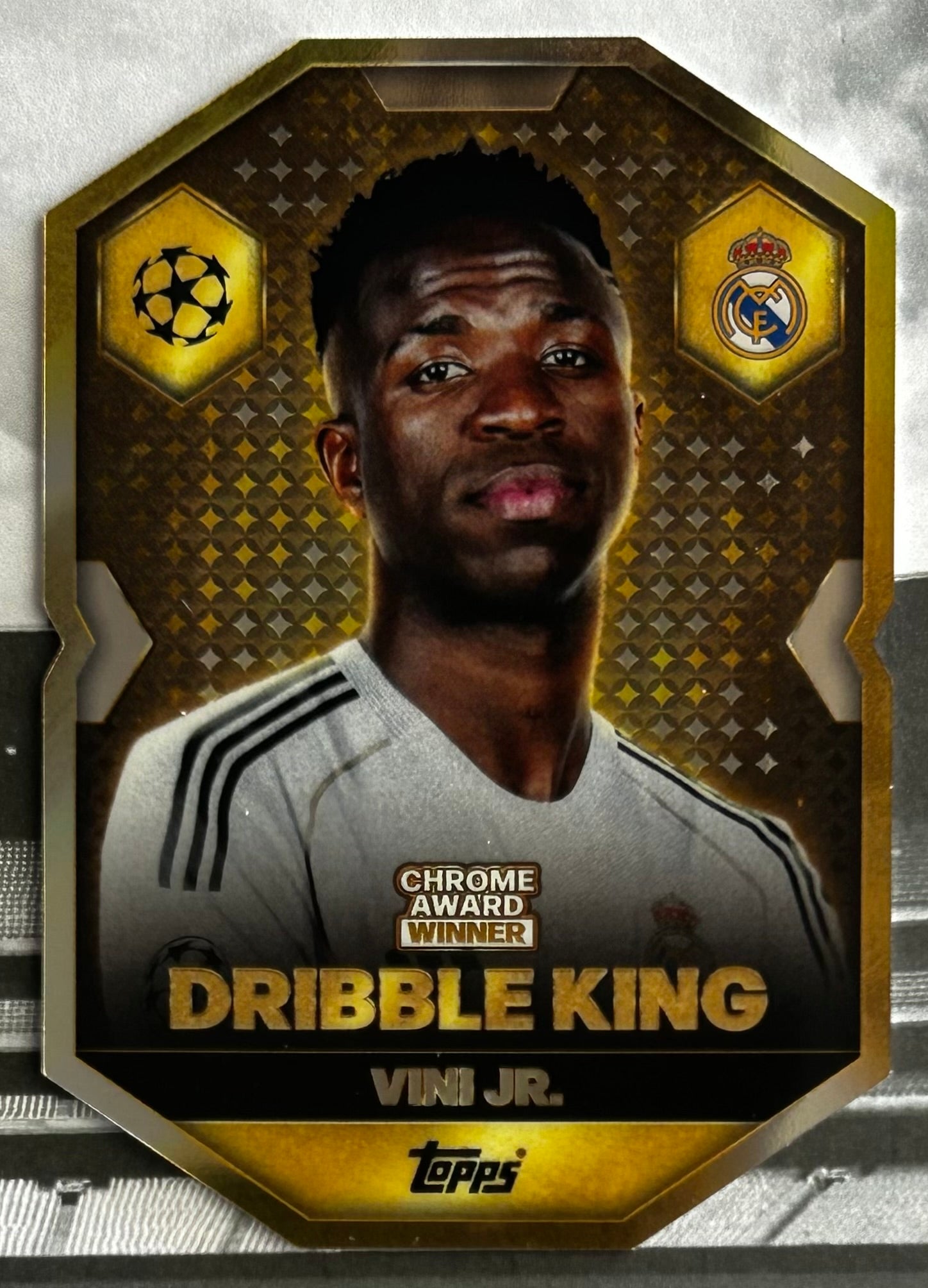 2025-26 Topps UCC Match Attax - VINI JR. (REAL MADRID) Chrome Award Wi ...