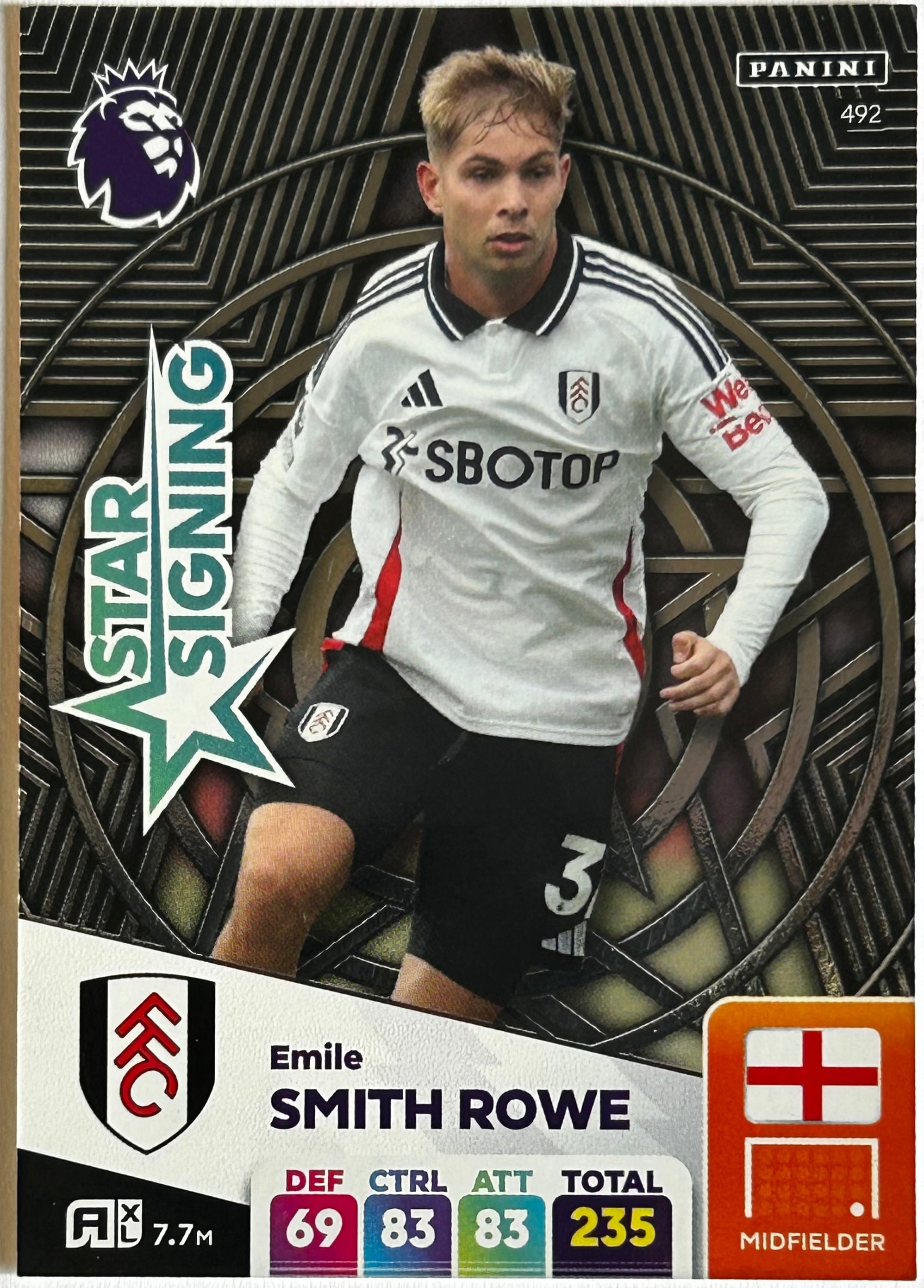 Panini Adrenalyn XL Premier League 2025 - EMILE SMITH ROWE (FULHAM) St ...