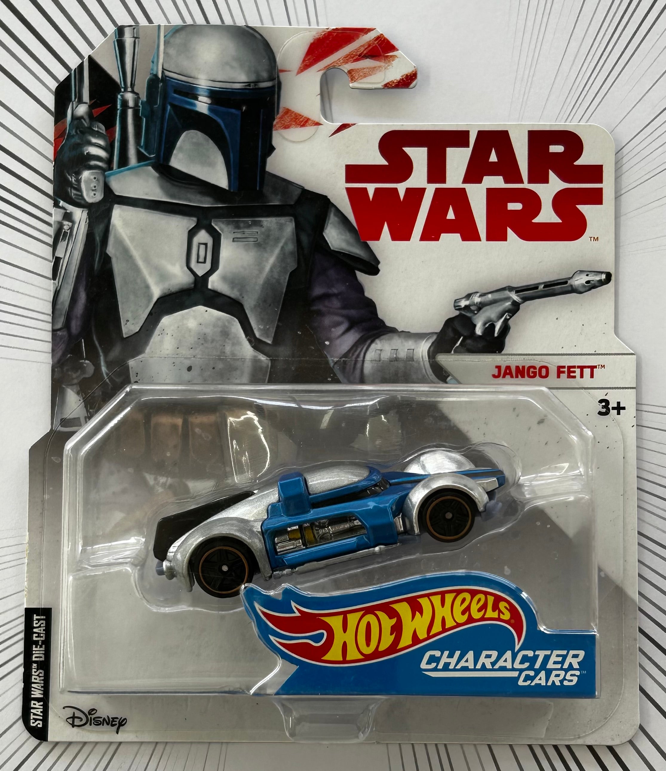 Mattel Hot Wheels Diecast Character Cars 1:64 - Jango Fett Star Wars ...