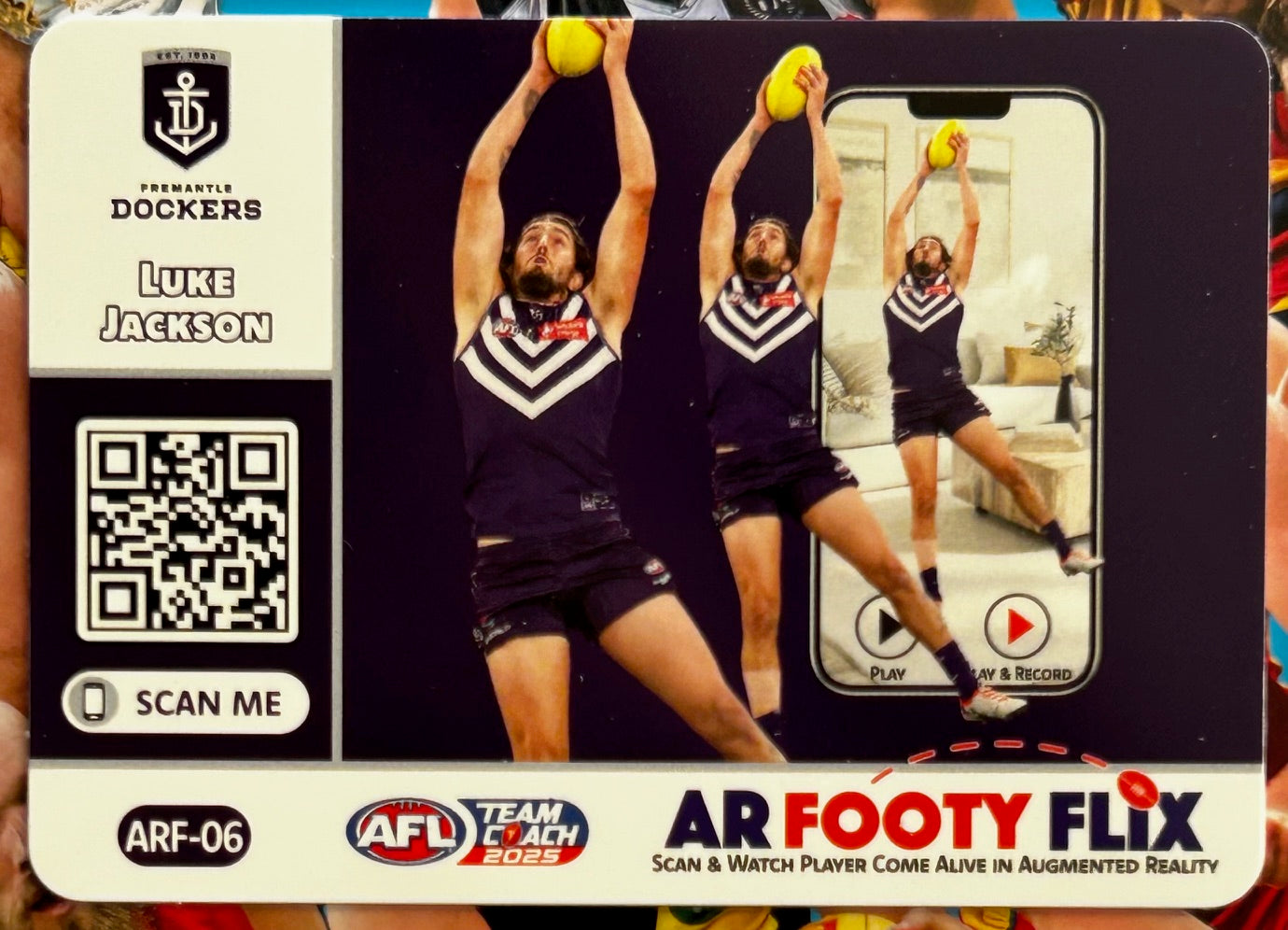 AFL Teamcoach 2025 - LUKE JACKSON (FREMANTLE DOCKERS) AR Footy Flix AR – JaqJnr