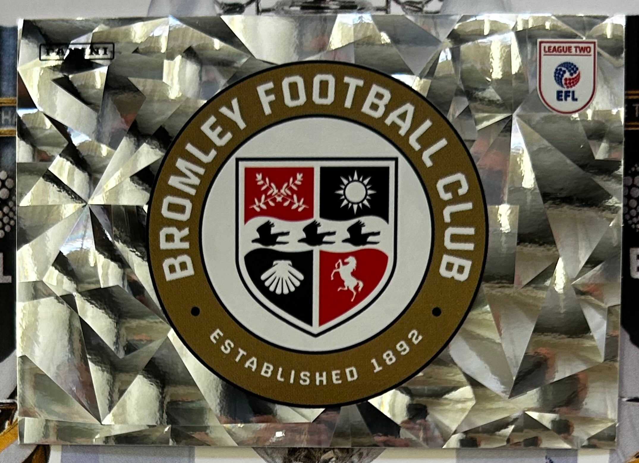 Panini EFL 2025-26 Sticker Collection - CLUB CREST (BROMLEY FC) #709 ...
