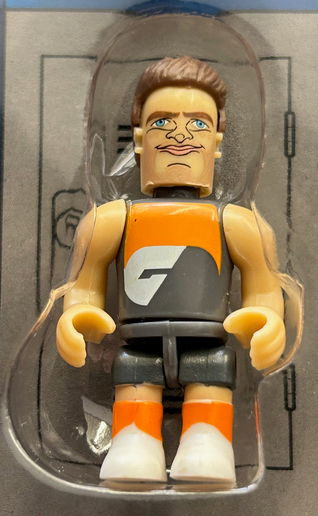 AFL Micro-Figures 2016 Stage 1 - HEATH SHAW (GWS Giants) Home Guernsey ...