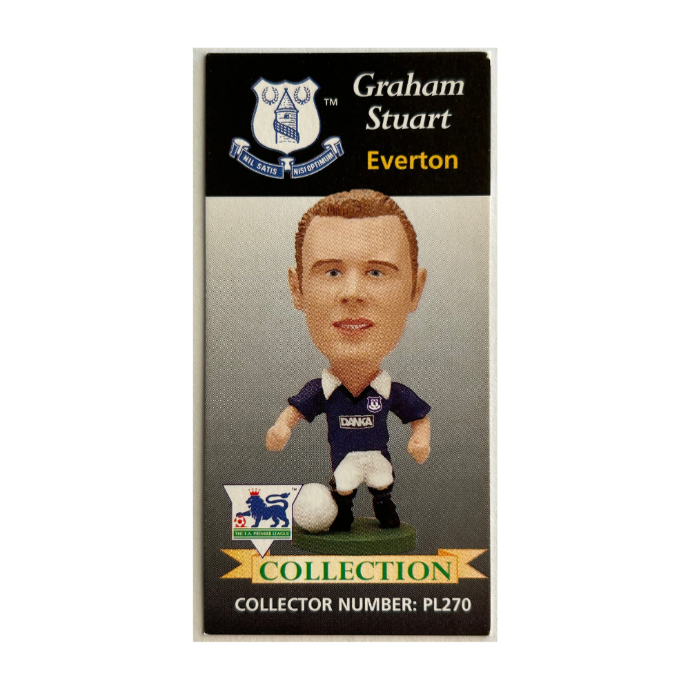 Corinthian Headliners - GRAHAM STUART (Everton) Collector Card PL270 ...