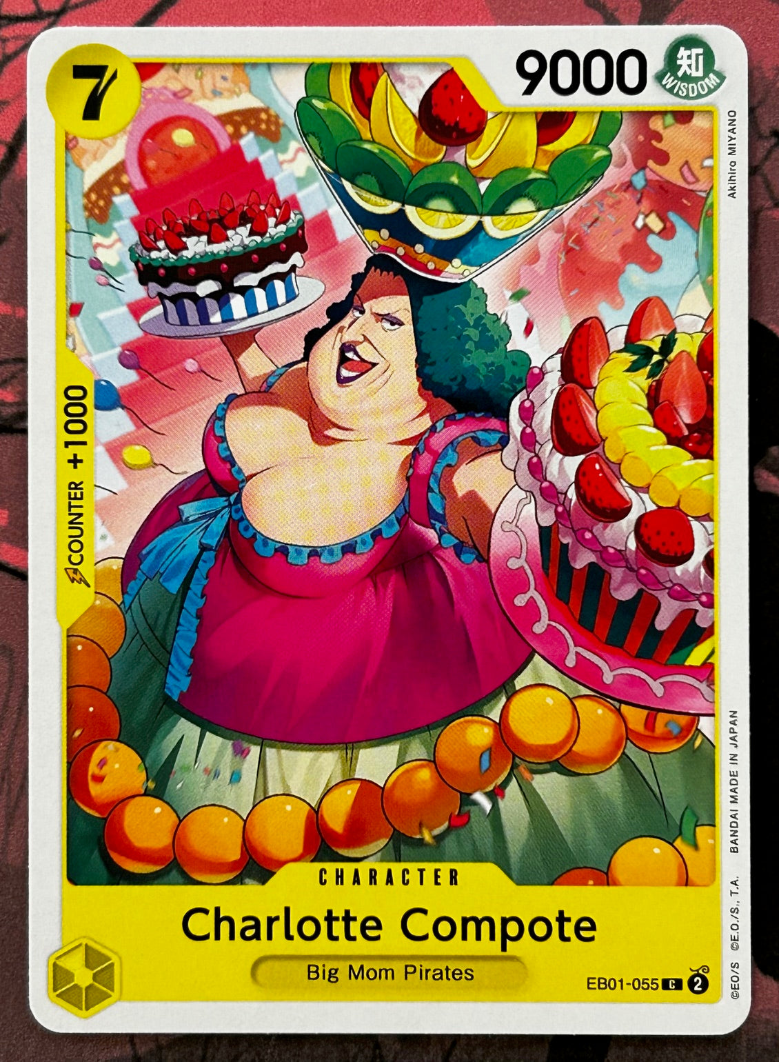 EB01-055 CHARLOTTE COMPOTE One Piece Character Card (Yellow) English ...