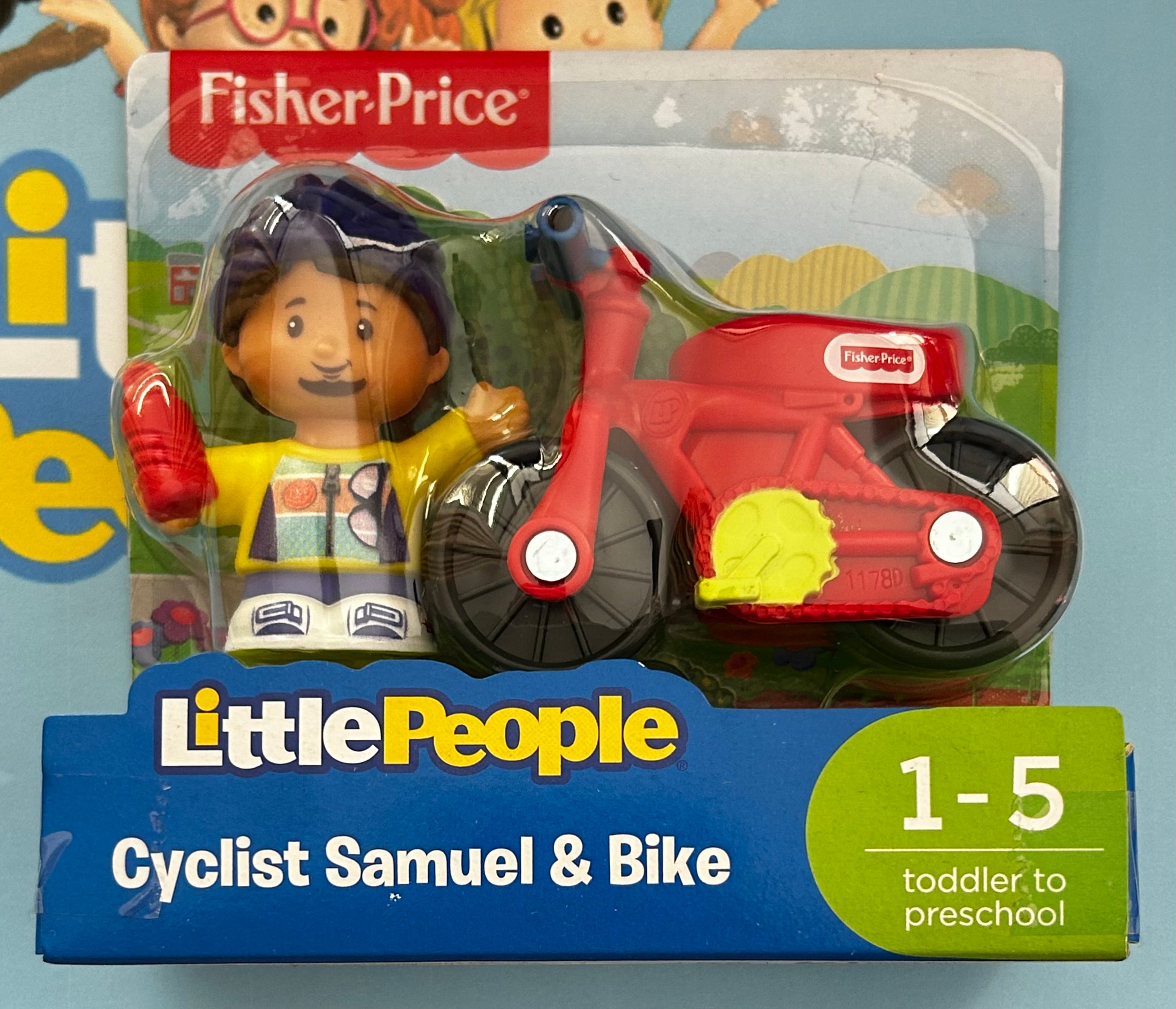 Fisher-Price Little People 2 Pack - CYCLIST SAMUEL & BIKE (2017) FGX91 ...