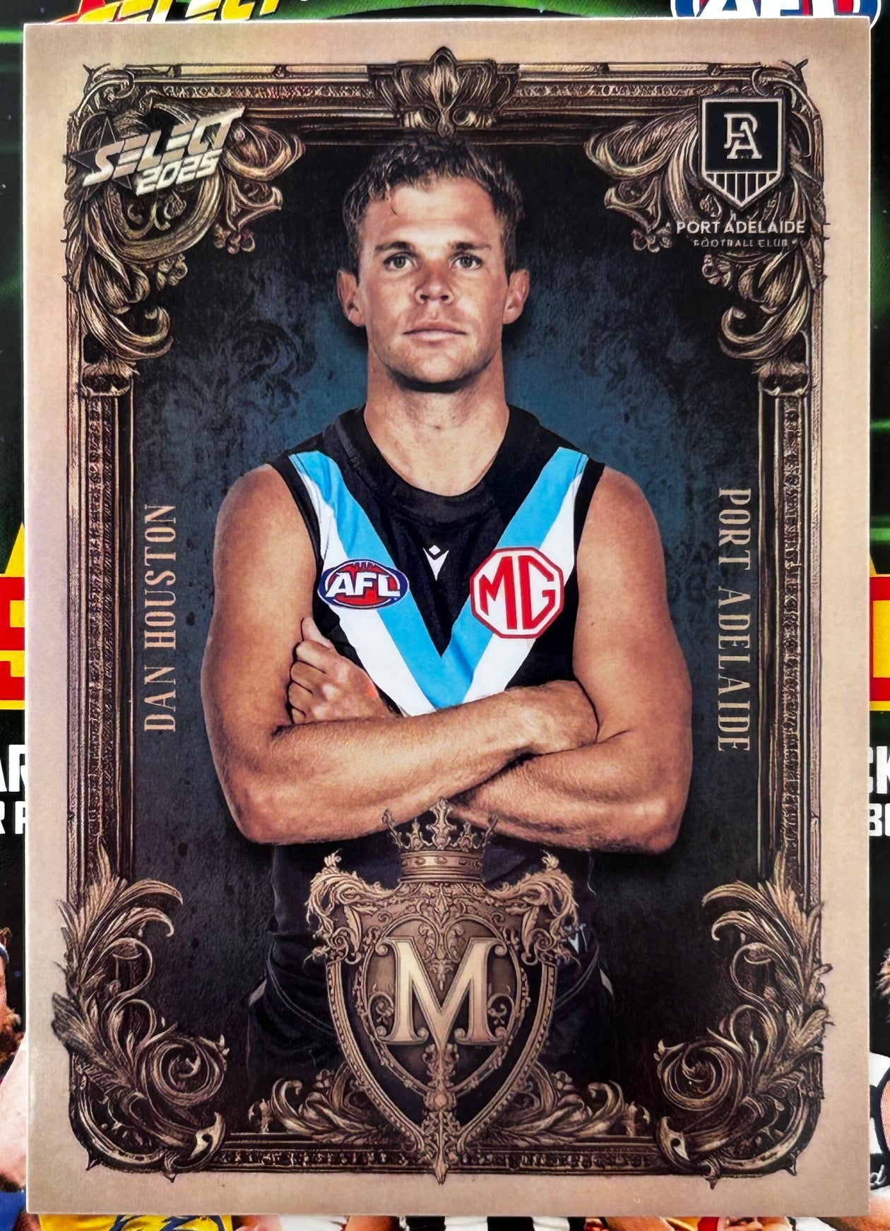 Select AFL 2025 Footy Stars Hobby - DAN HOUSTON (PORT ADELAIDE) Majest ...