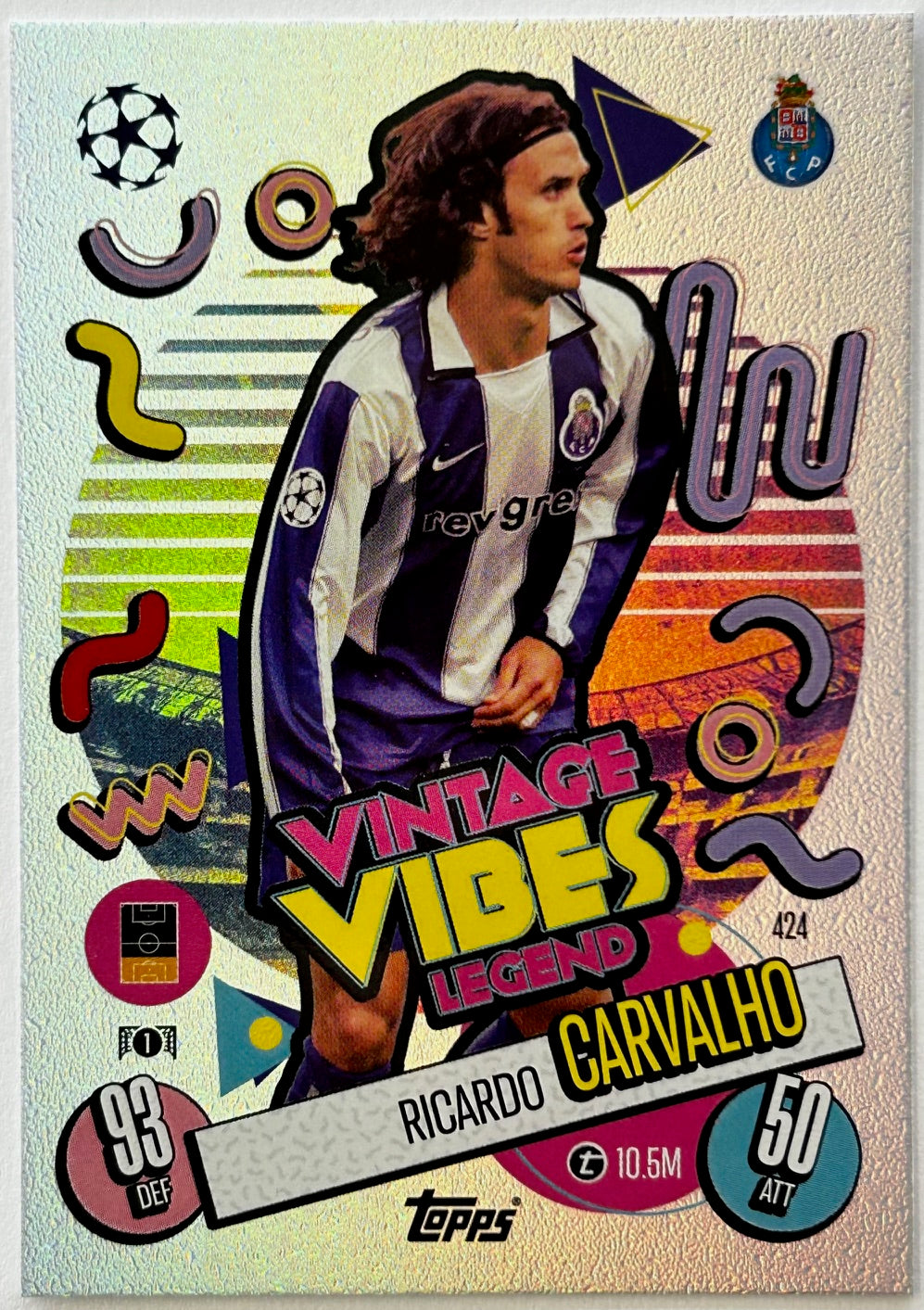 Topps 2024-25 Match Attax UEFA - RICARDO CARVALHO (FC PORTO) Vintage V ...