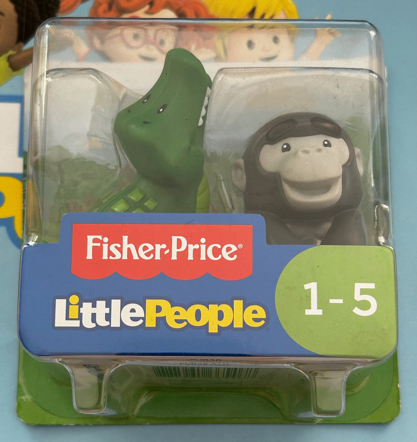 Fisher-Price Little People 2 Pack - ALLIGATOR & GORILLA (2018) FVR30 ...