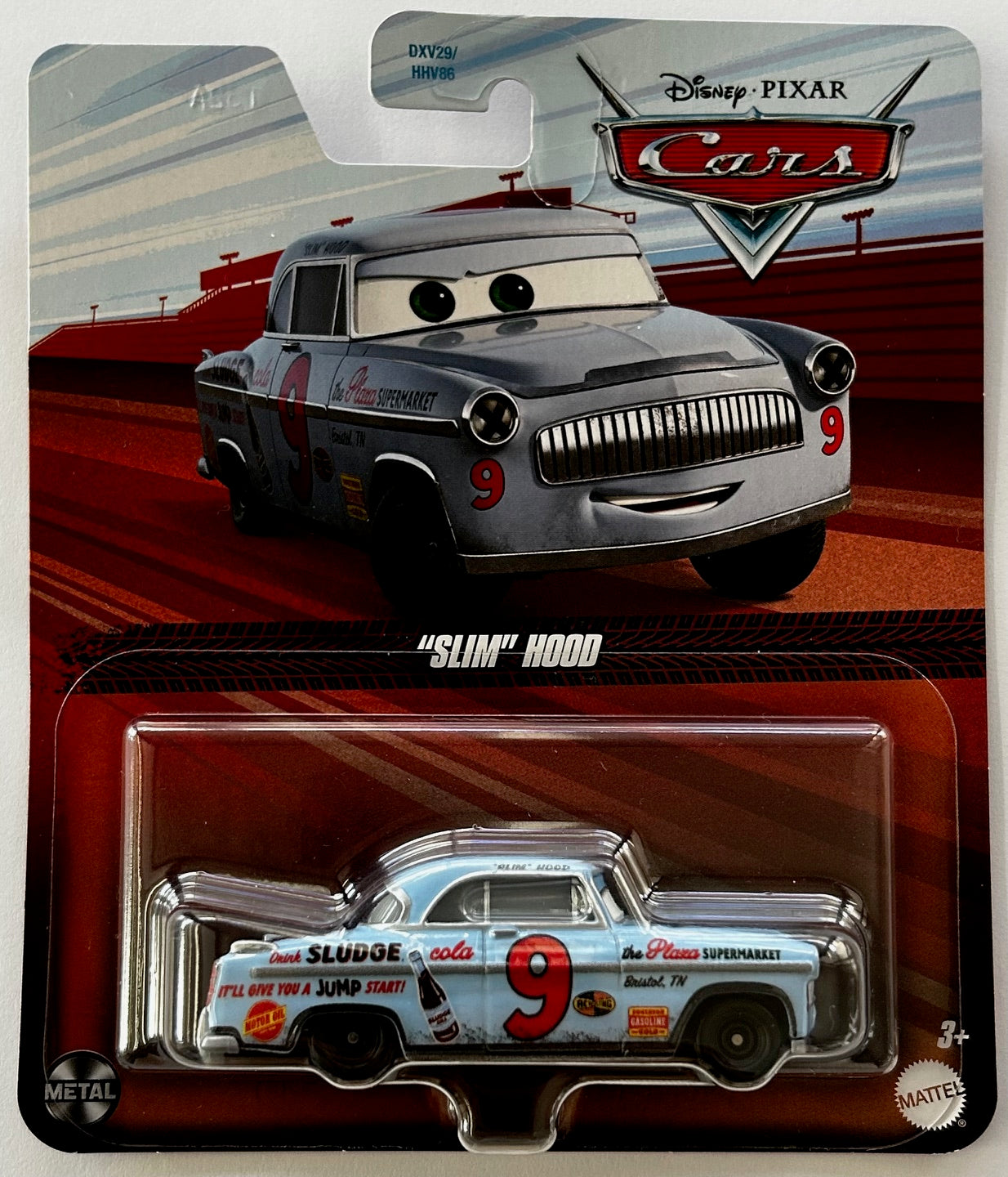 Mattel Disney Cars Metal 1:55 Diecast - "SLIM" HOOD – JaqJnr