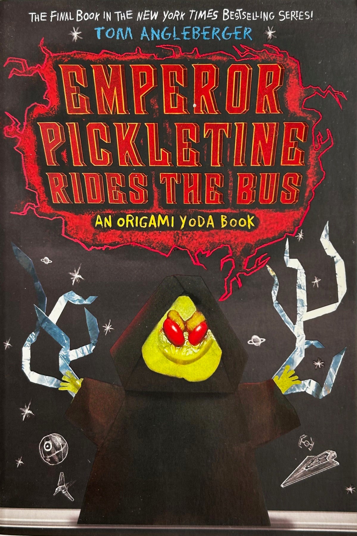 An Origami Yoda Book EMPEROR PICKLETINE RIDES THE BUS by Tom Angleberg ...