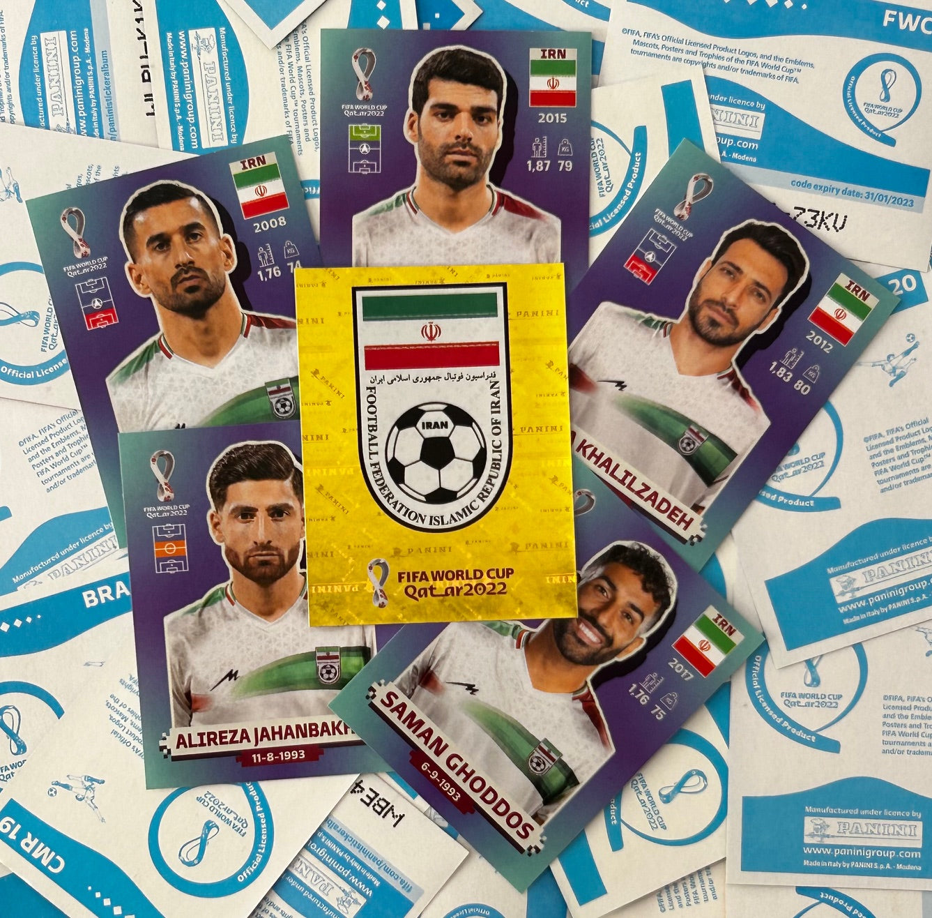 Panini FIFA World Cup Qatar 2022 Sticker Collection - Single IRAN Stic ...