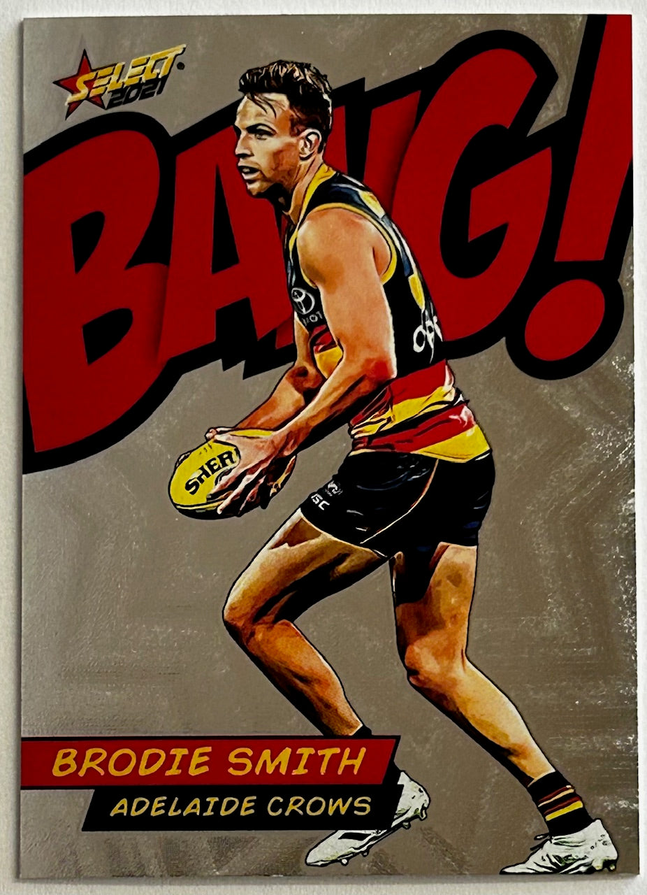 Select AFL Footy Stars 2021 - BRODIE SMITH (ADELAIDE CROWS) Bang! BC7 ...