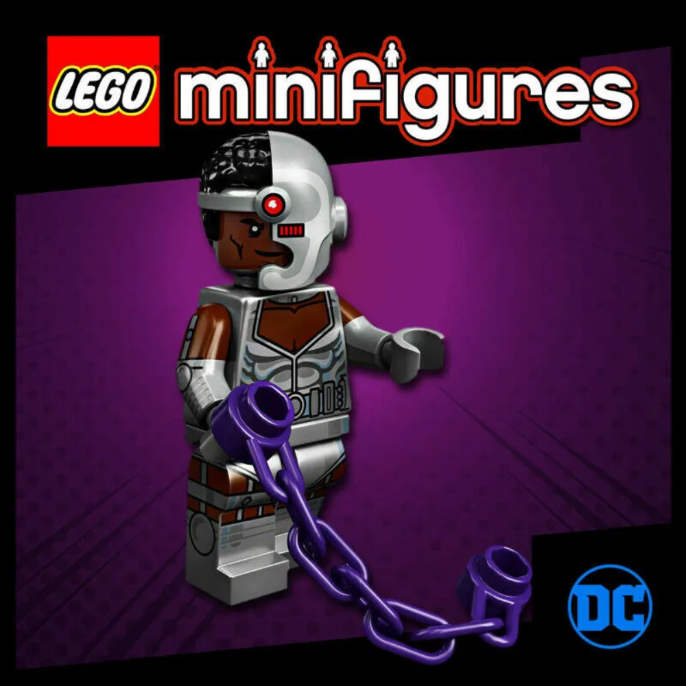 Lego DC Super Heroes Minifigure 71026 - Cyborg – JaqJnr