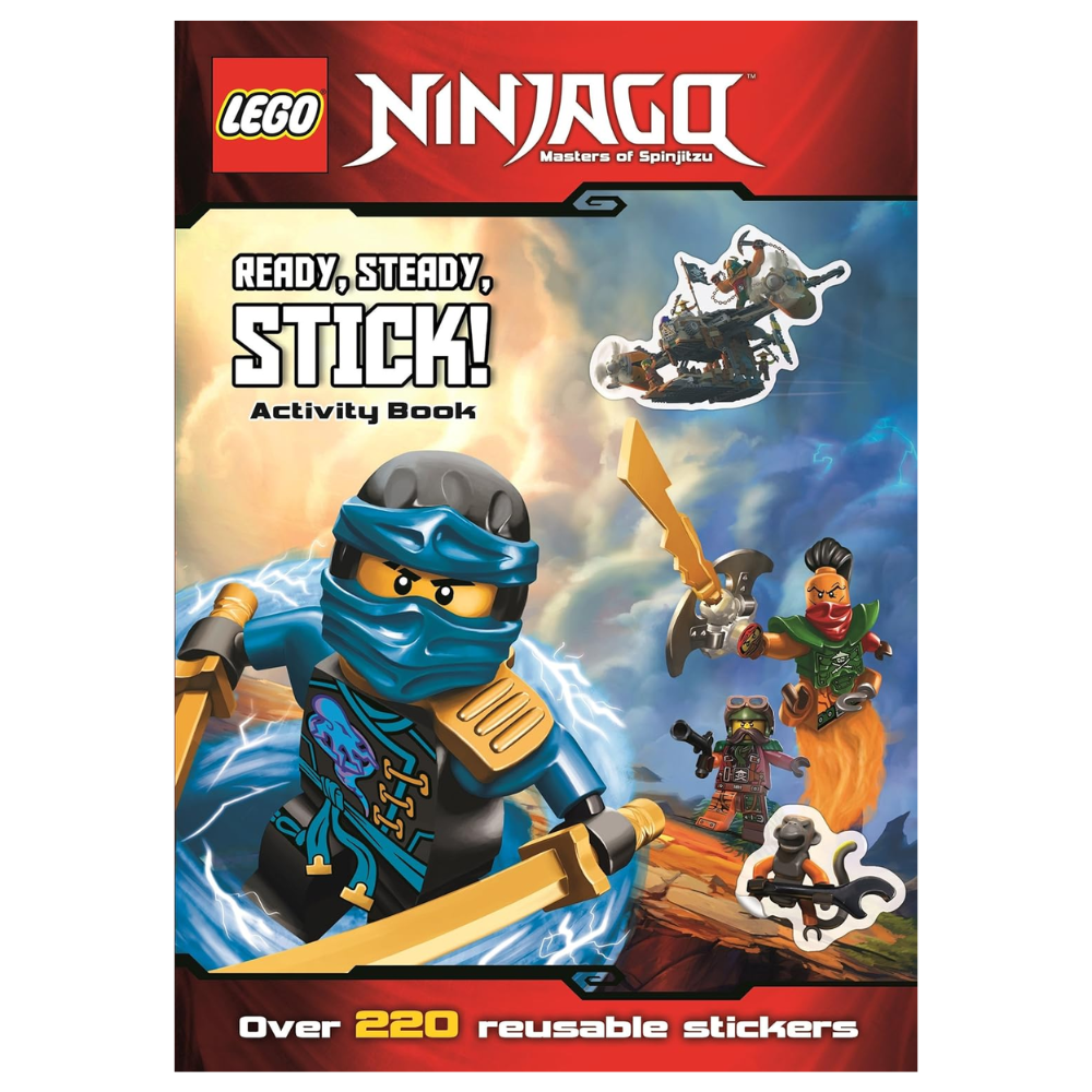 Lego Ninjago Masters of Spinjitzu - Ready, Steady, Stick! Activity Boo ...