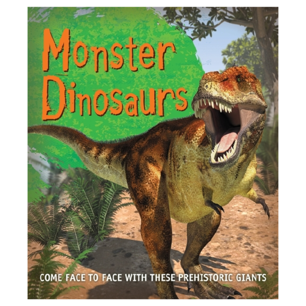 MONSTER DINOSAURS Fast Facts Book (Large Illustrated Softback) – JaqJnr