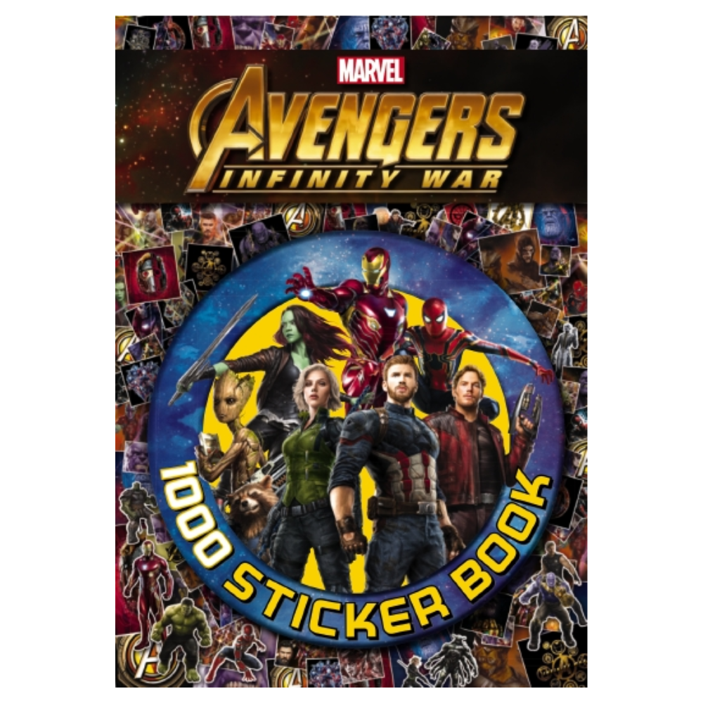 Marvel Avengers Infinity War 1000 STICKER Activity Book (2018 Release ...