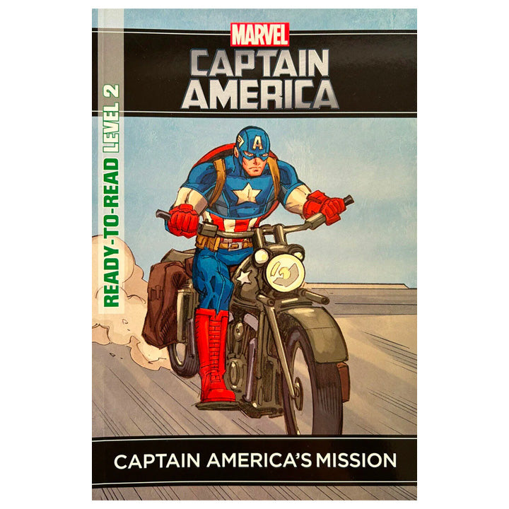 Marvel Books - CAPTAIN AMERICA'S MISSION Ready-To-Read Level 2 – JaqJnr