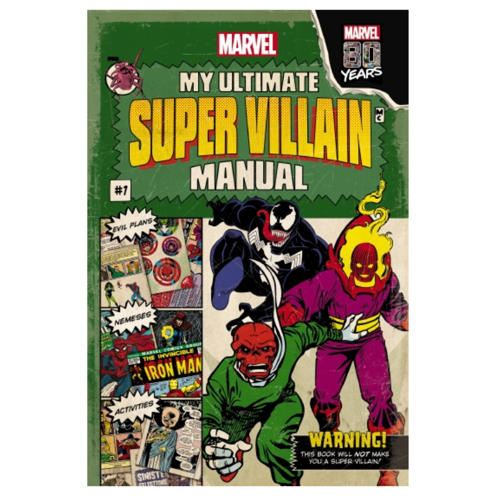Marvel Books - MY ULTIMATE SUPER VILLAIN MANUAL (Illustrated Hardback ...