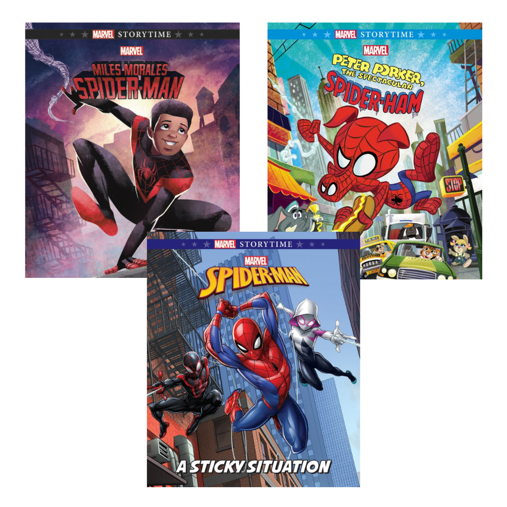 Marvel Books - SPIDER-MAN SPIDER-VERSE 3 PACK (Marvel Storytime) – JaqJnr