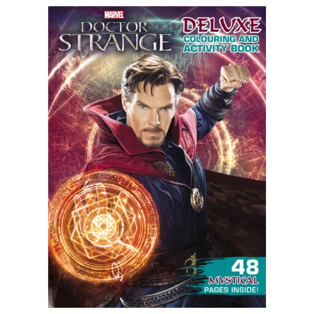 Marvel Doctor Strange Deluxe Colouring & Activity Book (2016 Release ...