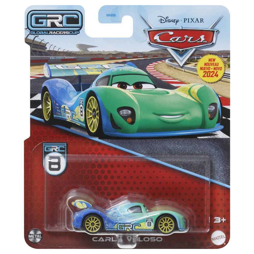 Mattel Disney Cars Metal 1:55 Diecast - CARLA VELOSO Global Racers Cup ...