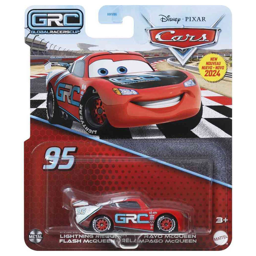 Mattel Disney Cars Metal 1:55 Diecast - LIGHTNING MCQUEEN Global Racer ...