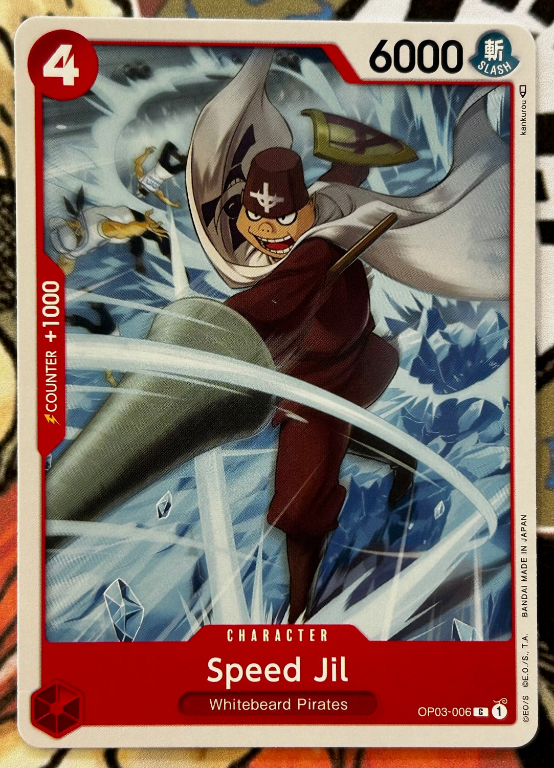 OP03-006 SPEED JIL One Piece Character Card (Red) English – JaqJnr
