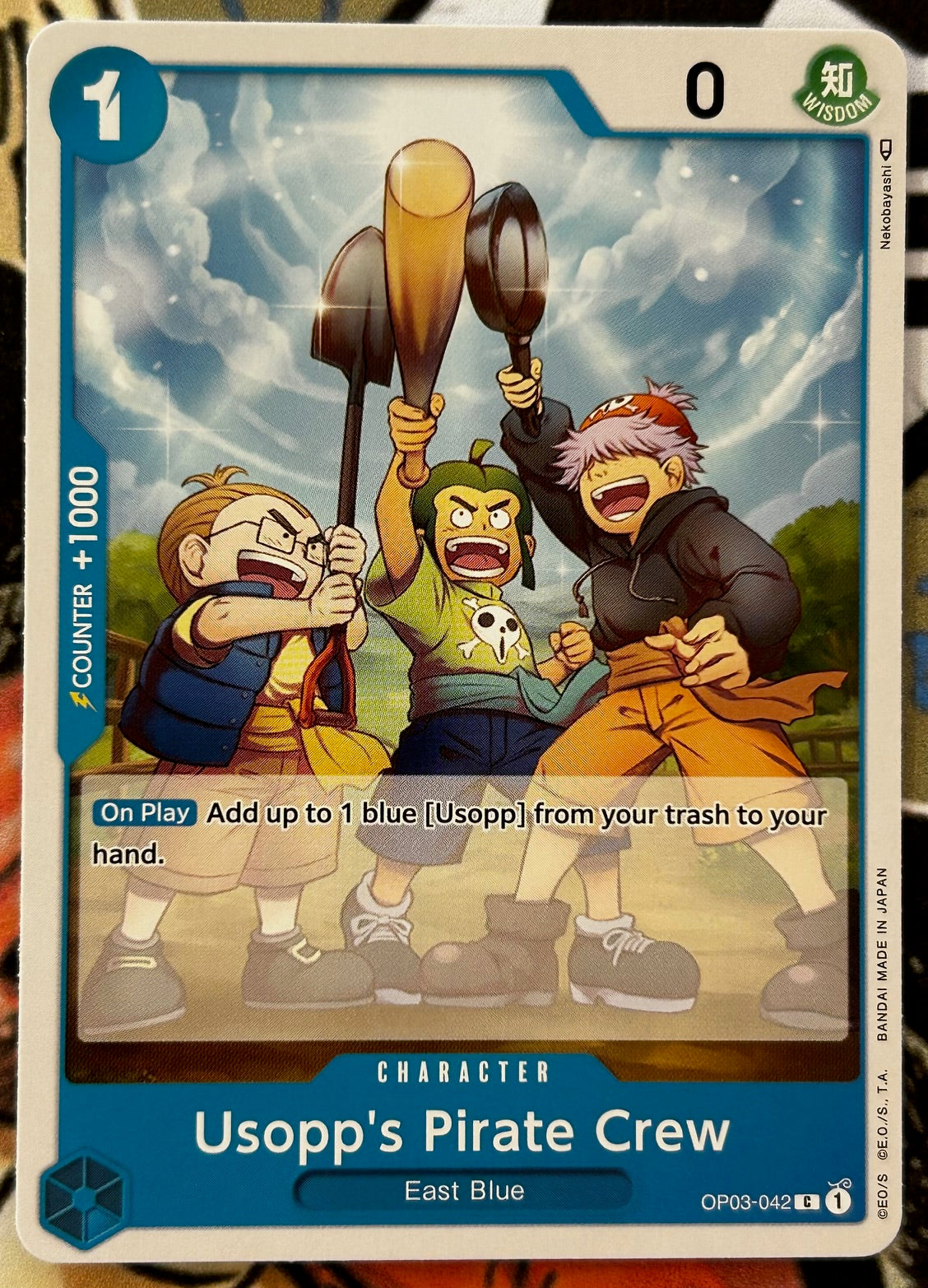 OP03-042 USOPP'S PIRATE CREW One Piece Character Card (Blue) English ...