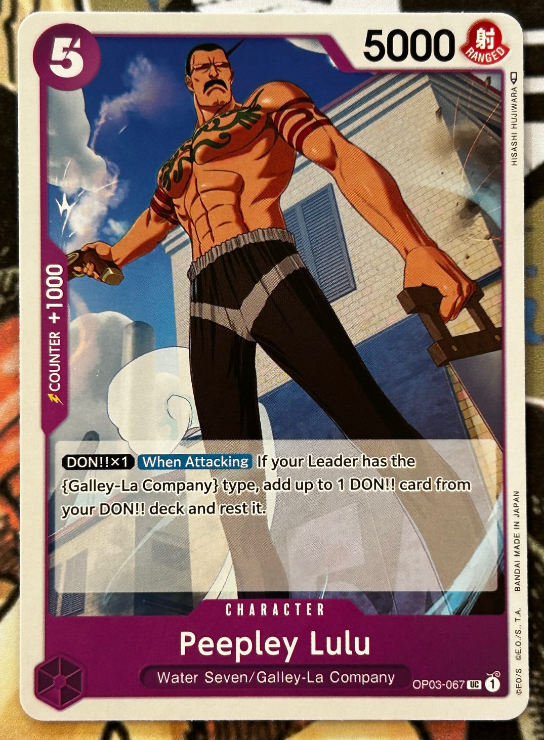 OP03-067 PEEPLEY LULU One Piece Character Card (Purple) English – JaqJnr
