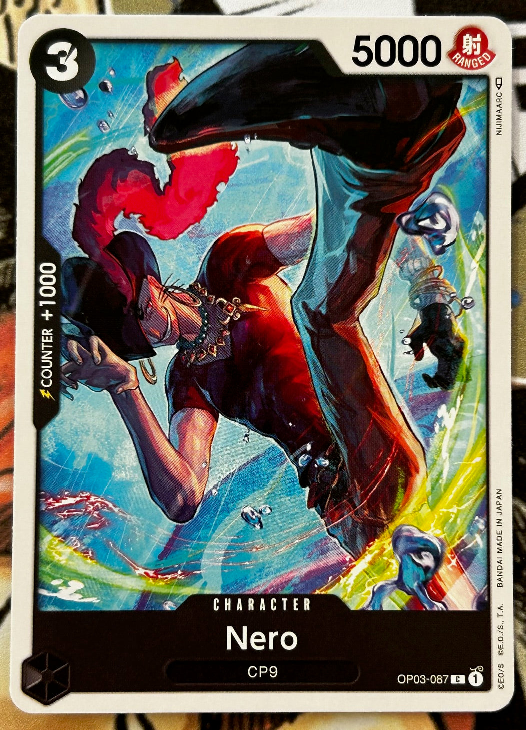 OP03-087 NERO One Piece Character Card (Black) English – JaqJnr