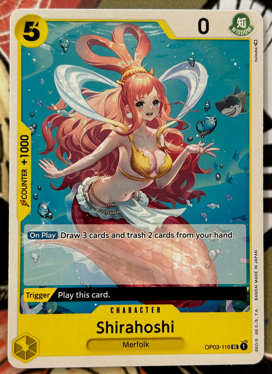 OP03-116 SHIRAHOSHI One Piece Character Card (Yellow) English – JaqJnr