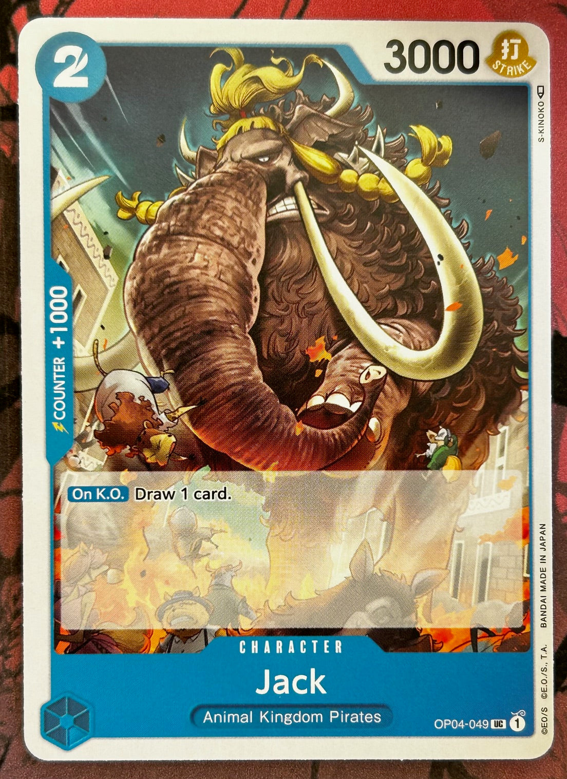 OP04-049 JACK One Piece Character Card (Blue) English – JaqJnr