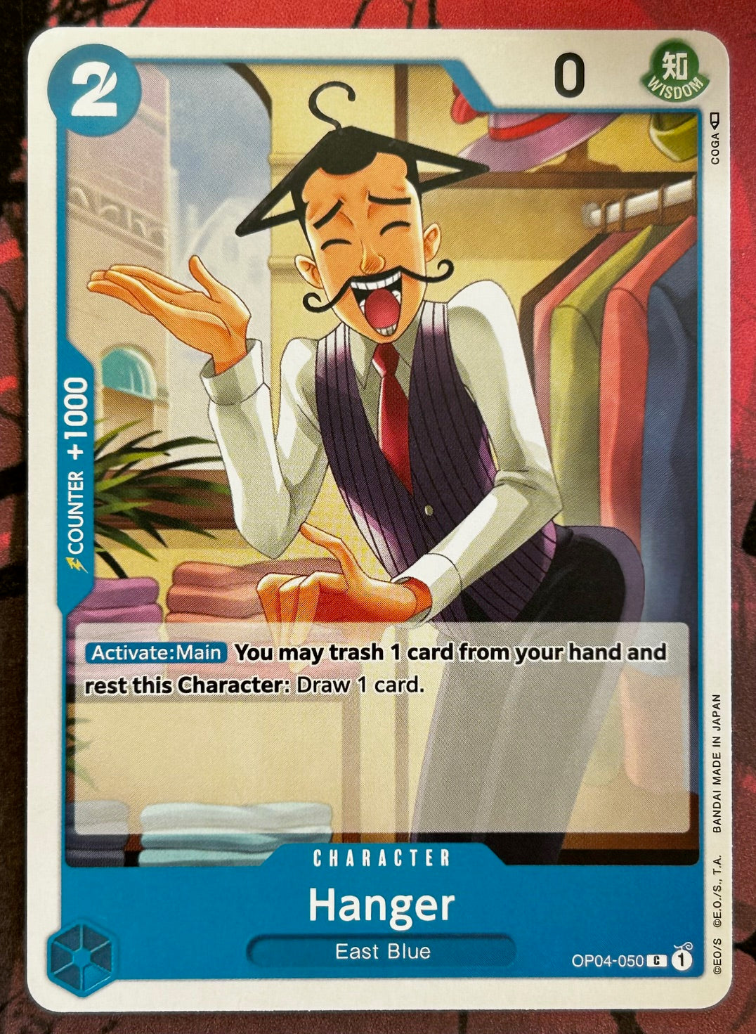 OP04-050 HANGER One Piece Character Card (Blue) English – JaqJnr