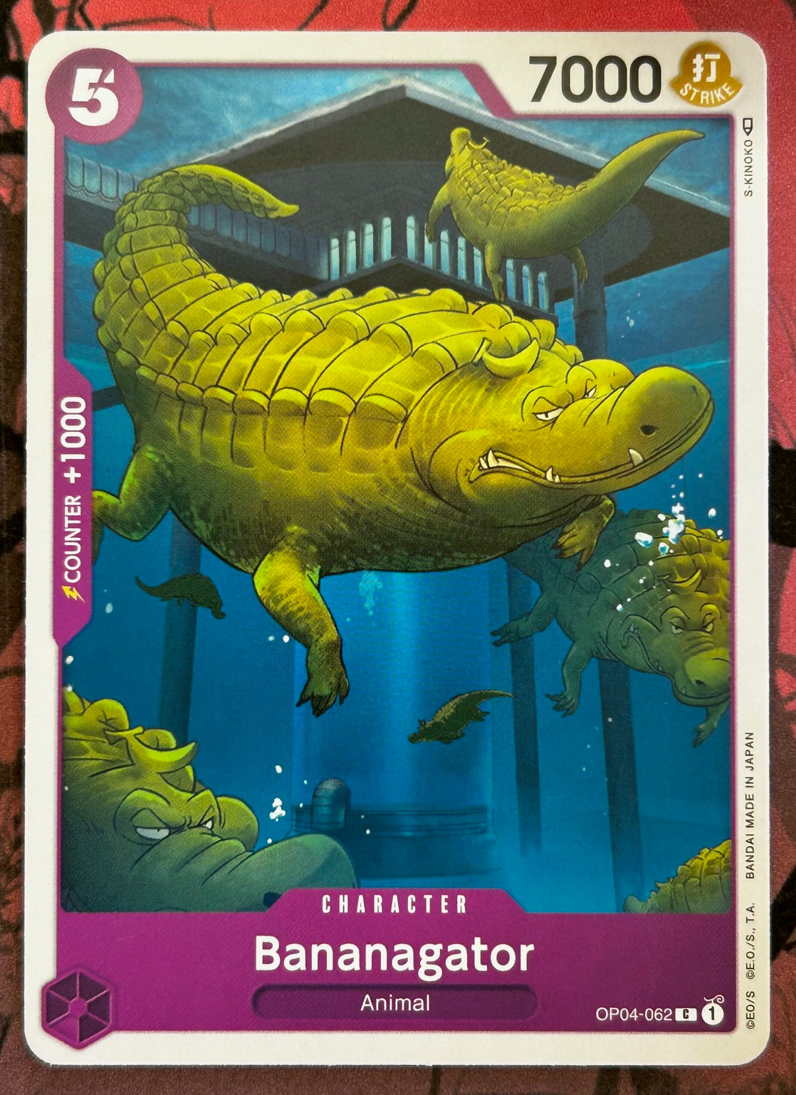OP04-062 BANANAGATOR One Piece Character Card (Purple) English – JaqJnr