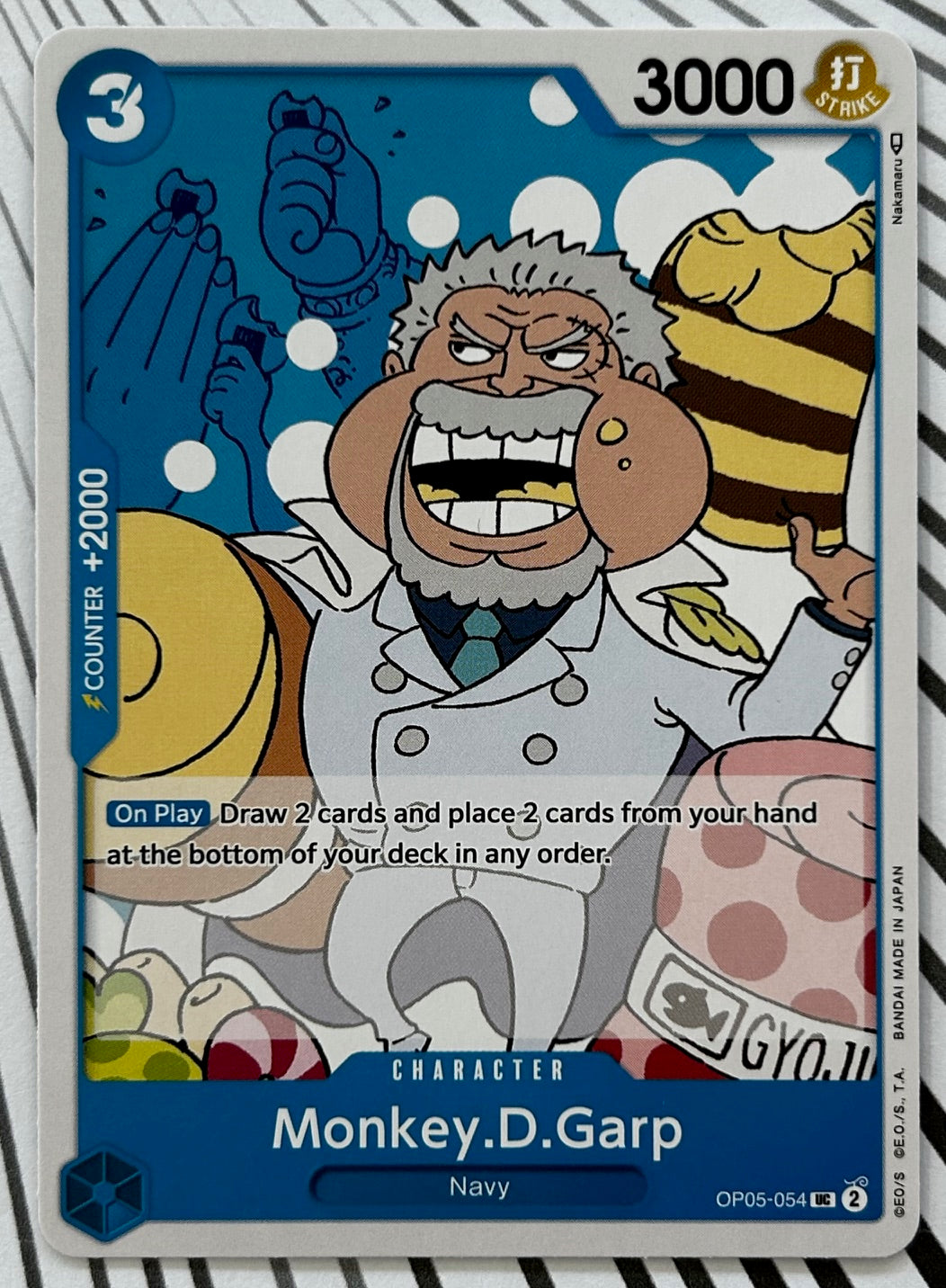 OP05-054 MONKEY.D.GARP One Piece Character Card (Blue) English – JaqJnr