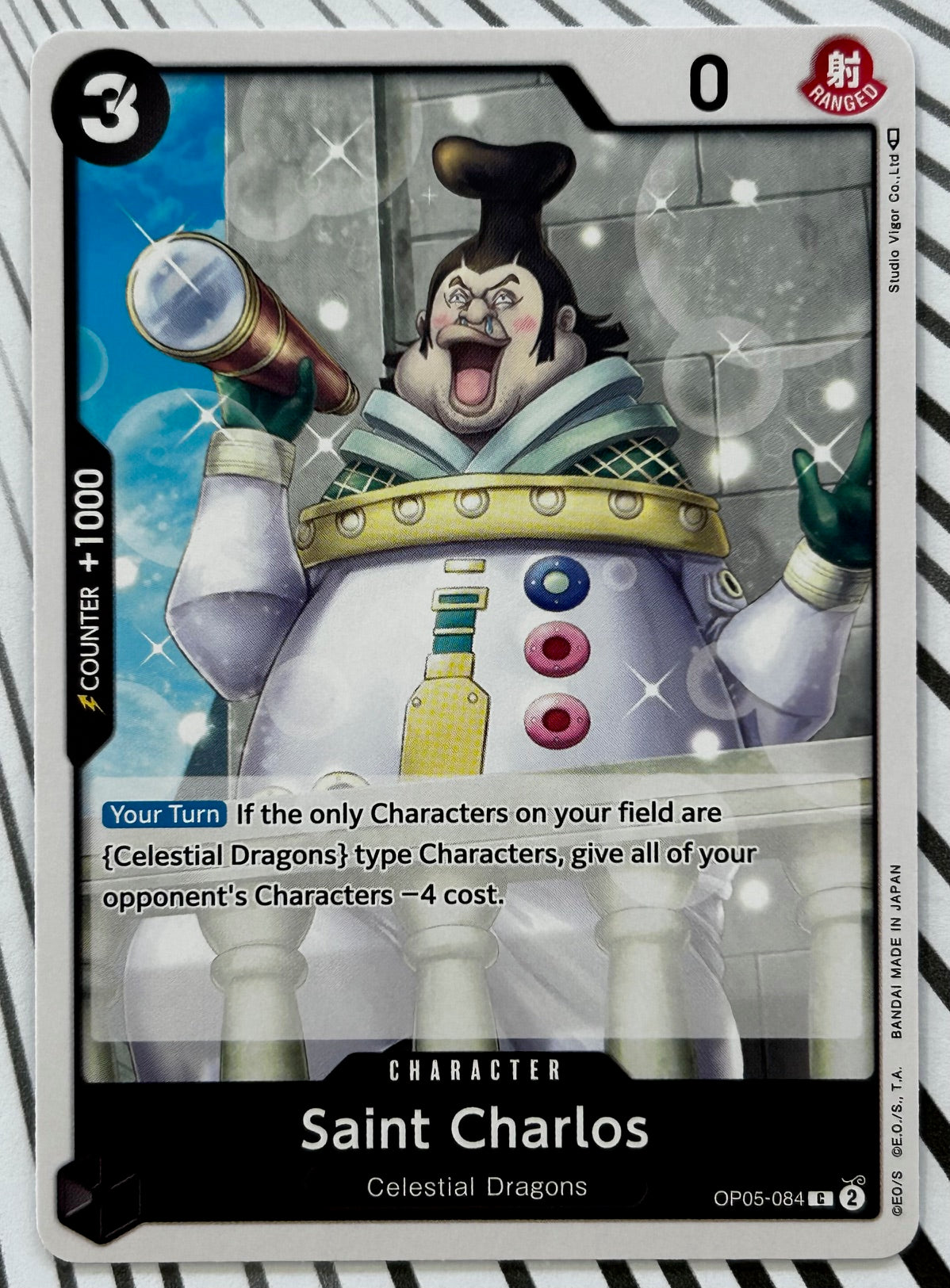 OP05-084 SAINT CHARLOS One Piece Character Card (Black) English – JaqJnr