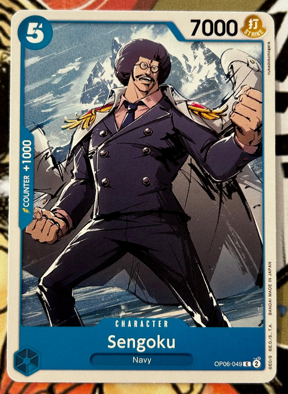 OP06-049 SENGOKU One Piece Character Card (Blue) English – JaqJnr