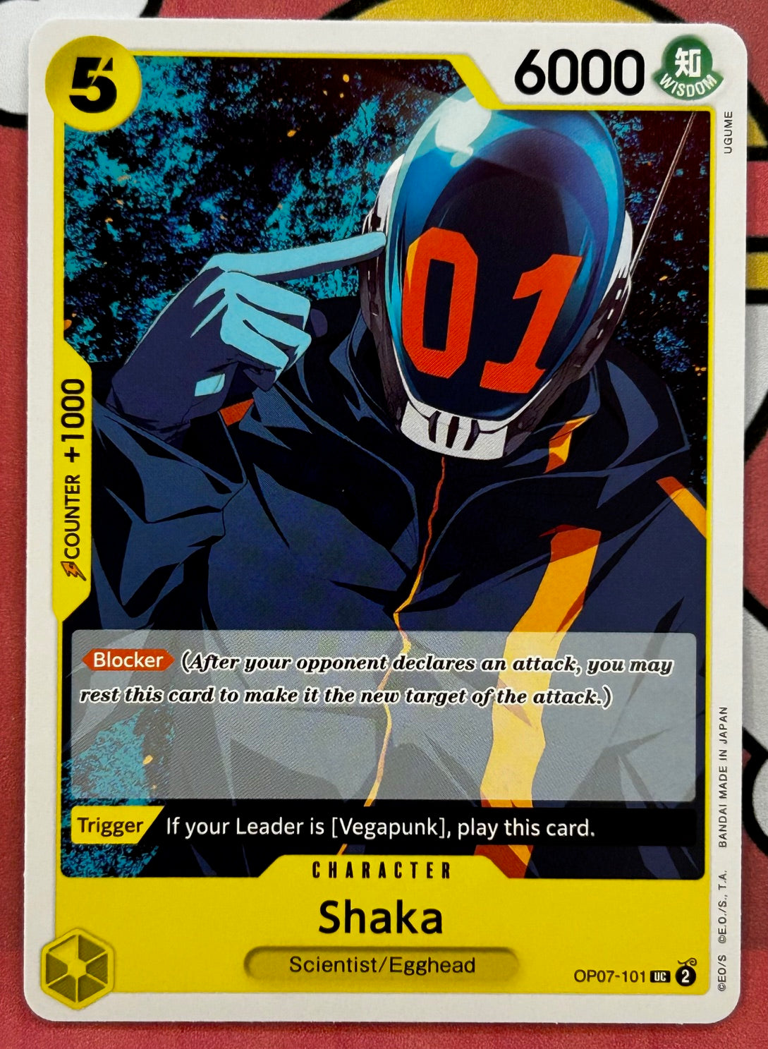 OP07-101 SHAKA One Piece Character Card (Yellow) English – JaqJnr