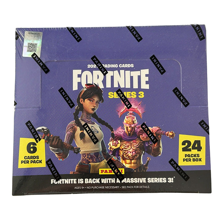 Panini Fortnite Series 3 2021 Hobby Trading Cards - Box of 24 Packets ...