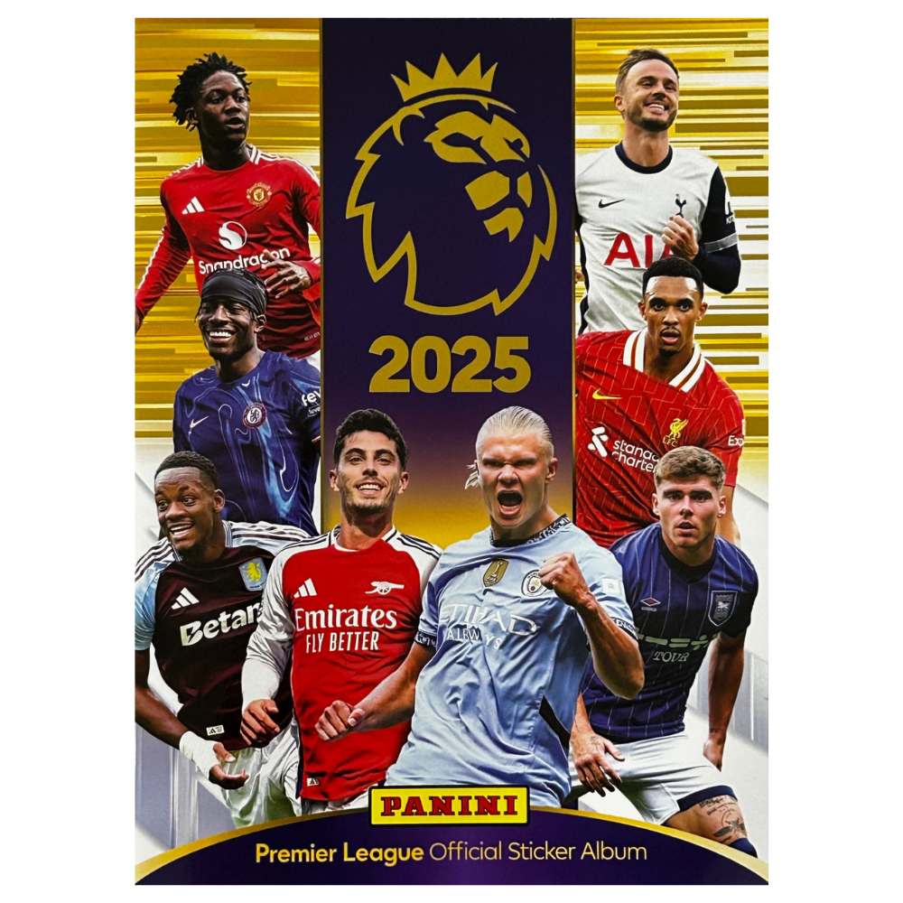 2025 Panini Premier League Sticker Collection - Sticker Album with 6 S ...