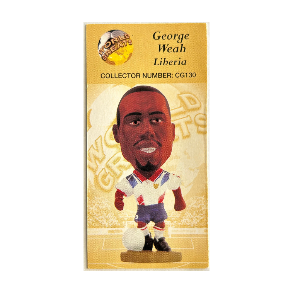 Prostars Club Gold - GEORGE WEAH (LIBERIA) World Greats Collector Card ...