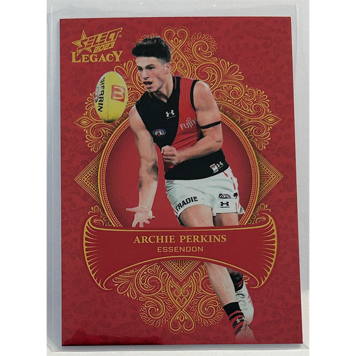 Select AFL 2023 Legacy - ARCHIE PERKINS (ESSENDON) Legacy+ LP48 /425 ...
