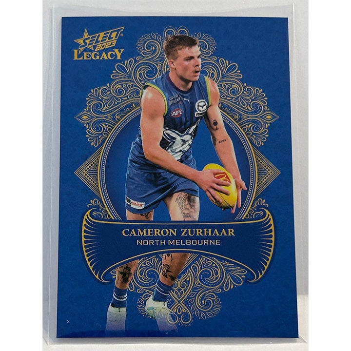 Select AFL 2023 Legacy - CAMERON ZURHAAR (NORTH MELBOURNE) Legacy+ LP1 ...
