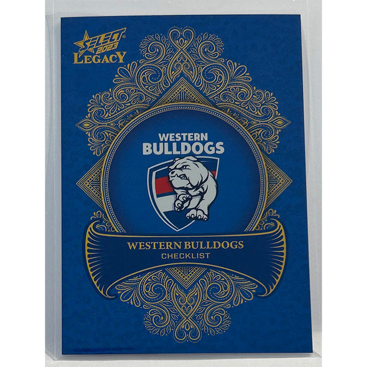 Select AFL 2023 Legacy - CHECKLIST (WESTERN BULLDOGS) Legacy+ LP172 #1 ...